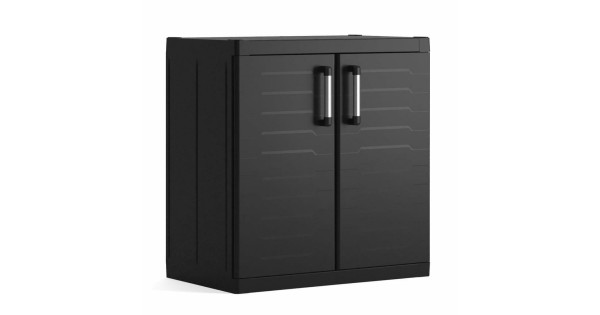 ΝΤΟΥΛΑΠΑ ΔΙΦΥΛΛΗ ΜΕ 2 ΡΑΦΙΑ KETER DETROIT XL ΜΑΥΡΗ 89X54X93 (26.21154)