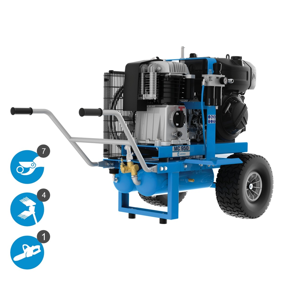 ΑΓΡΟΤΙΚΟΣ ΑΕΡΟΣΥΜΠΙΕΣΤΗΣ MC950 Honda GX270 8.4 HP (AI99MC950)