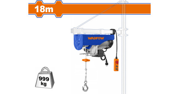 WADFOW ΗΛΕΚΤΡΙΚΟ ΠΑΛΑΓΚΟ 1.600W 500/999Kg 18m (WETH1A02)