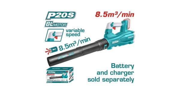 TOTAL ΕΠΑΓΓ. ΦΥΣΗΤΗΡΑΣ ΚΗΠΟΥ ΜΠΑΤ. Li-ion 20V ΧΩΡΙΣ ΜΠΑΤΑΡΙΑ & ΦΟΡΤΙΣΤΗ ...