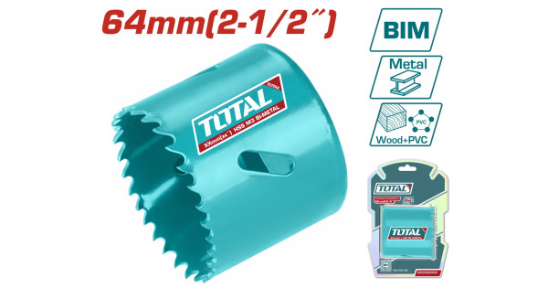 TOTAL ΠΟΤΗΡΟΤΡΥΠΑΝΟ ΜΕΤΑΛΛΟΥ 64mm (TAC410641) TOTAL