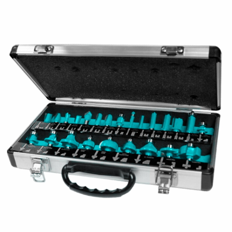 TOTAL ΣΕΤ ΜΑΧΑΙΡΙΑ ΡΟΥΤΕΡ 6mm 24ΤΕΜ (TACSR02406) TOTAL