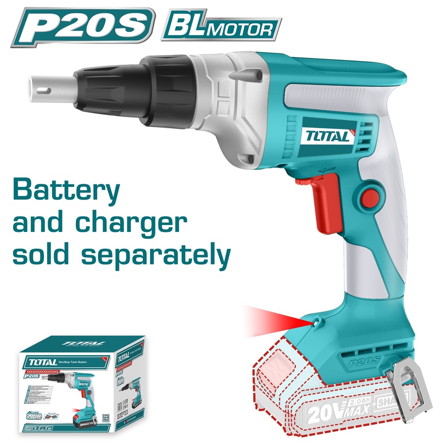 TOTAL ΕΠΑΓΓ. ΚΑΤΣΑΒΙΔΙ ΓΥΨΟΣΑΝΙΔΑΣ ΜΠΑΤ. Li-ion 20V ΧΩΡΙΣ ΜΠΑΤΑΡΙΑ ...