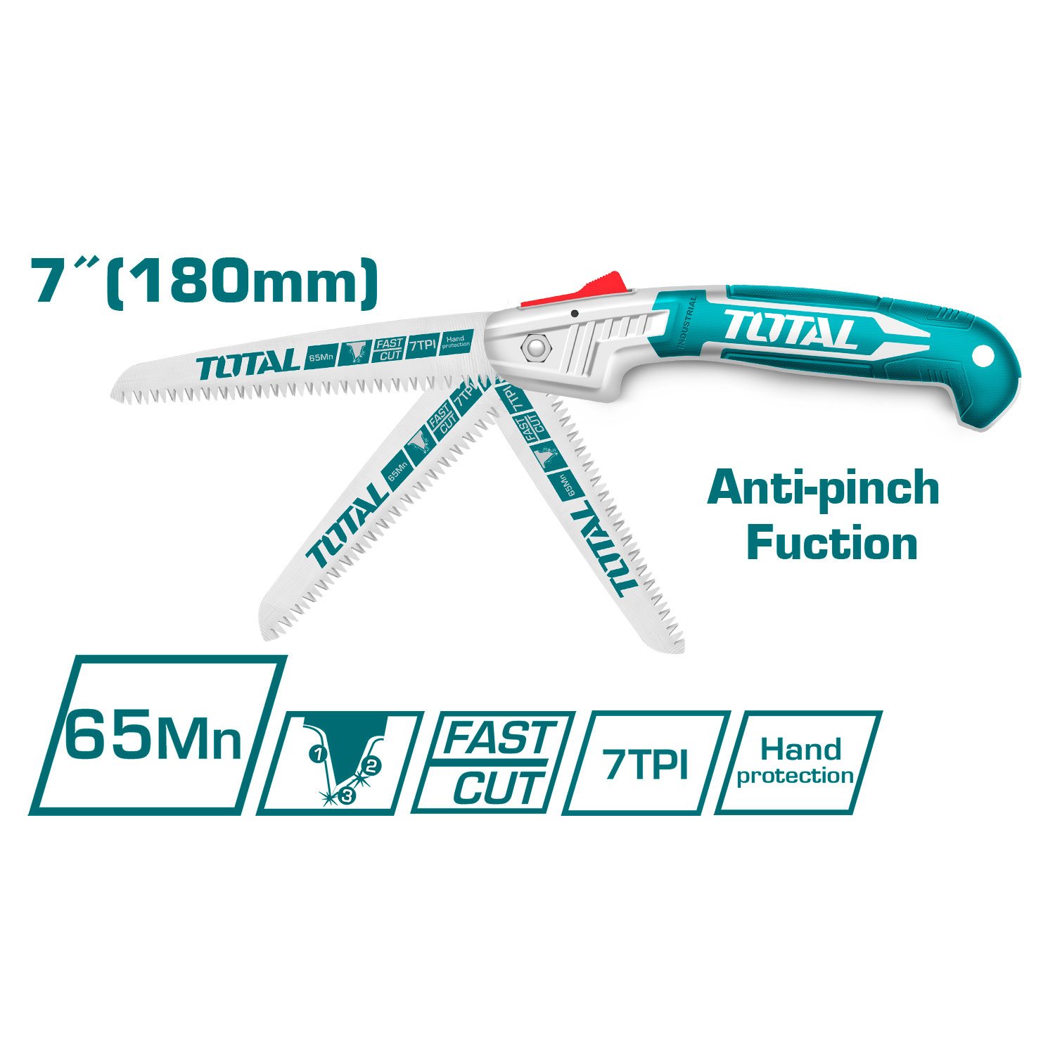 TOTAL ΠΡΙΟΝΙ ΚΛΑΔΕΜΑΤΟΣ ΣΠΑΣΤΟ 18cm (THFSW18026) TOTAL