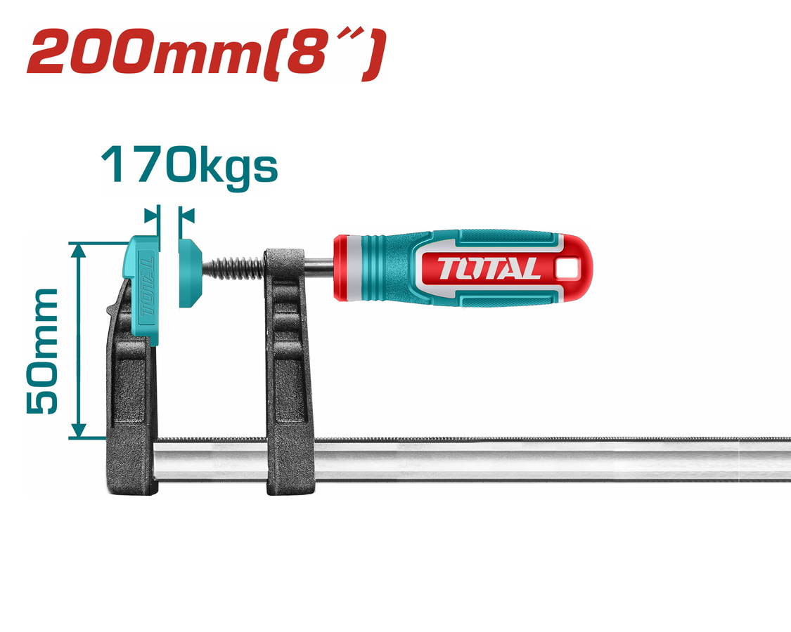 TOTAL ΕΠΑΓΓ. ΣΦΙΓΚΤΗΡΑΣ ΜΑΡΑΓΚΩΝ 50 Χ 200mm (THT1320502) TOTAL