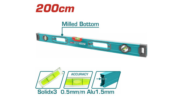 TOTAL ΕΠΑΓΓ. ΑΛΦΑΔΙ ΑΛΟΥΜΙΝΙΟΥ 200cm (TMT220028) TOTAL