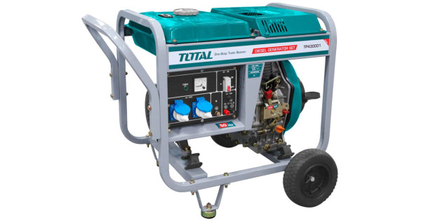 TOTAL ΗΛΕΚΤΡΟΓΕΝΝΗΤΡΙΑ DIESEL ΜΟΝΟΦΑΣΙΚΗ 3.000W (TP430001) TOTAL