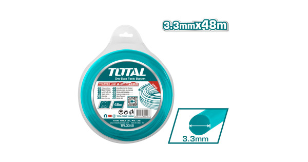 TOTAL ΜΕΣΙΝΕΖΑ ΣΤΡΟΓΓΥΛΗ 3.3mm - 48m (TRL3348) TOTAL