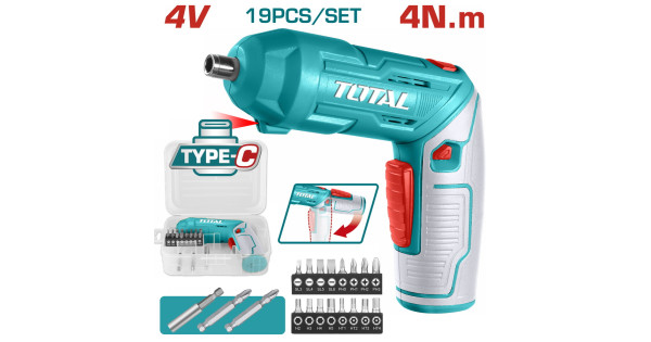 TOTAL ΚΑΤΣΑΒΙΔΙ ΜΠΑΤ. Li-ion 4V / 1.5Ah Type C (TSDLI0442) TOTAL