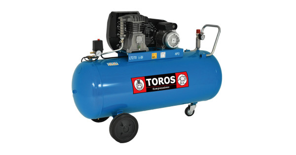 TOROS: ΑΕΡΟΣΥΜΠΙΕΣΤΗΣ ΜΕ ΙΜΑΝΤΑ 270LIT/3HP 230V - 602003